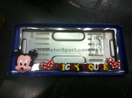 MICKEY MOUSE NUMBER PLATE FRAME - NS Motorsport