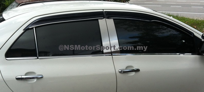 TOYOTA VIOS - SIDE CHROME STEEL DOOR PILLAR - P10098 - NS Motorsport