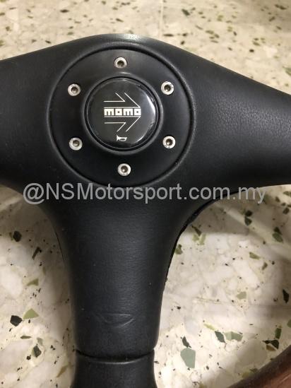 DAIHATSU MIRA L500 L512 WALNUT MOMO STEERING WHEEL WOOD ORIGINAL ...