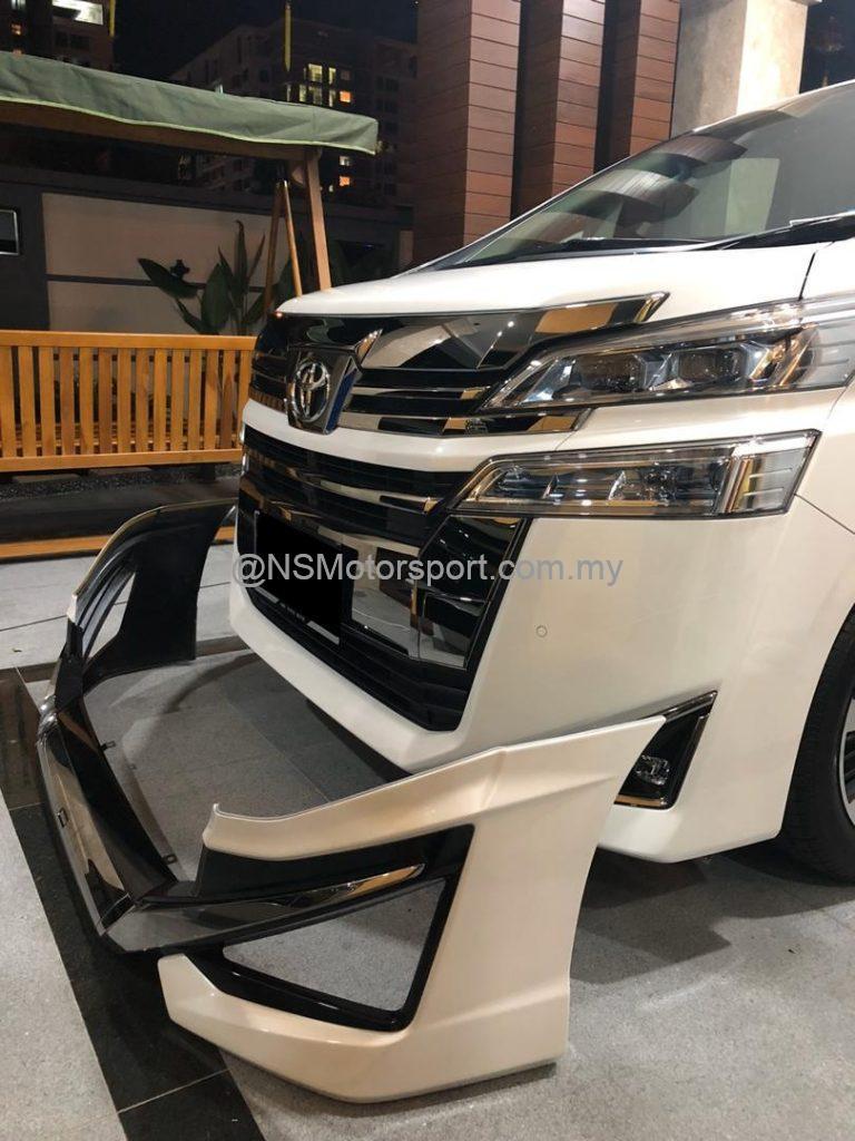 VELLFIRE AGH30 GGH30 V X NORMAL 2019 BODY KIT FULL SKIRTING MODELLISTA ...