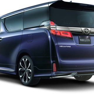 VELLFIRE Z / ALPHARD S AGH30 GGH30 AERO REAR SKIRT CHROME MOLDING PART ...